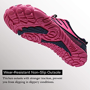 L-RUN Women's Water Shoes for Beach Pool Surf Dive Navy (Women 8.5, Men 7)=EU39