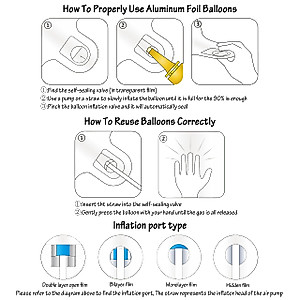 40 In Cream white Number Balloons Helium Foil Mylar Balloon Birthday Party banquet Decoration Digital 3