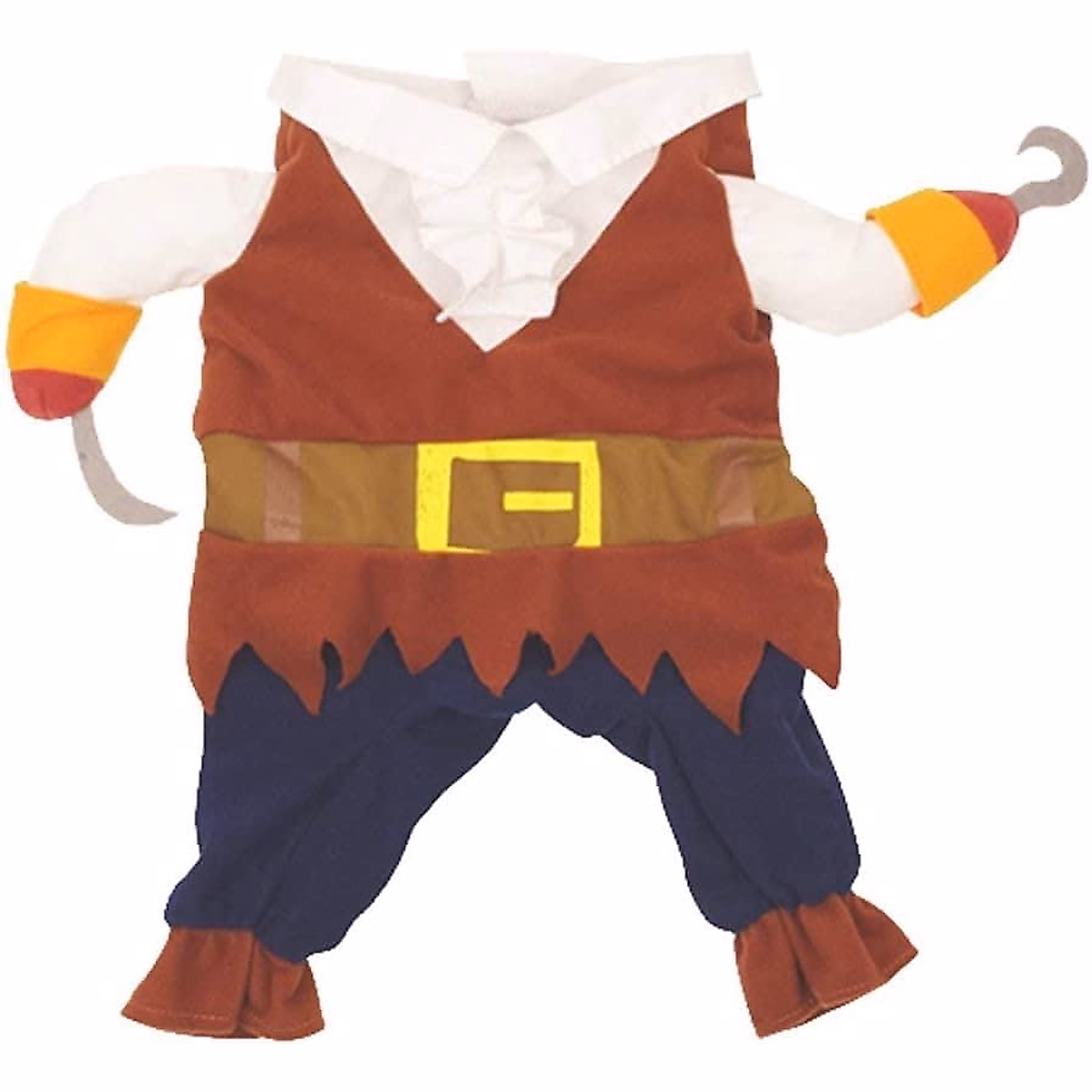 Pet Dog Cat Halloween Pirate Costume with Hat Cape Halloween Costumes for Cats Small Dogs Outfit Cosplay Party Dressing up Apparel (Small)