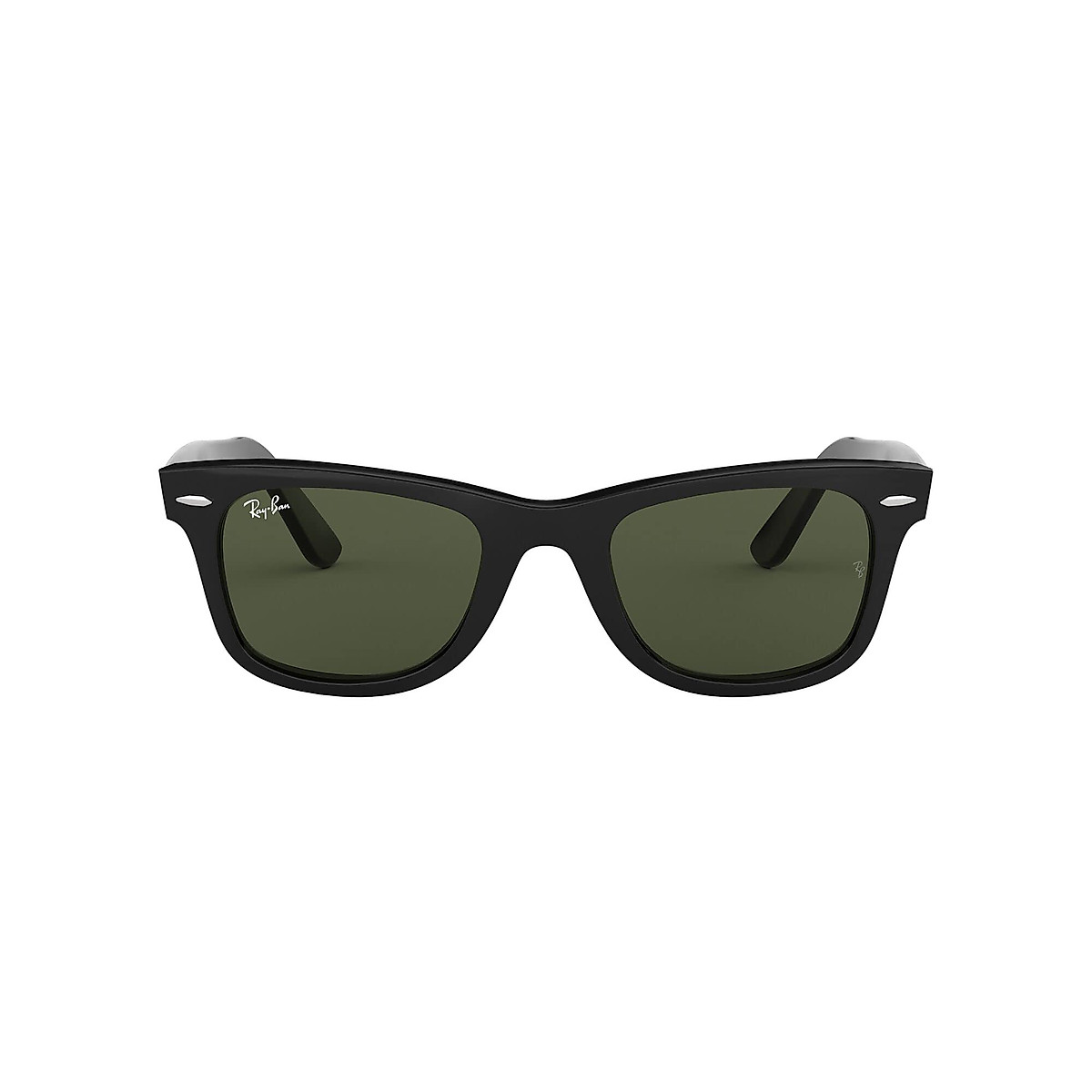Ray-Ban RB2140 Original Wayfarer Sunglasses, Black/Green, 50 mm