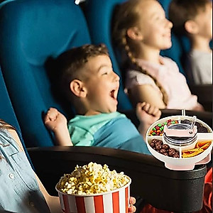 Ewixni Snack Ring for Stanley Cup,Snack Bowl for Stanley Cup 40 Oz,Stanley Snack Tray (Pink)