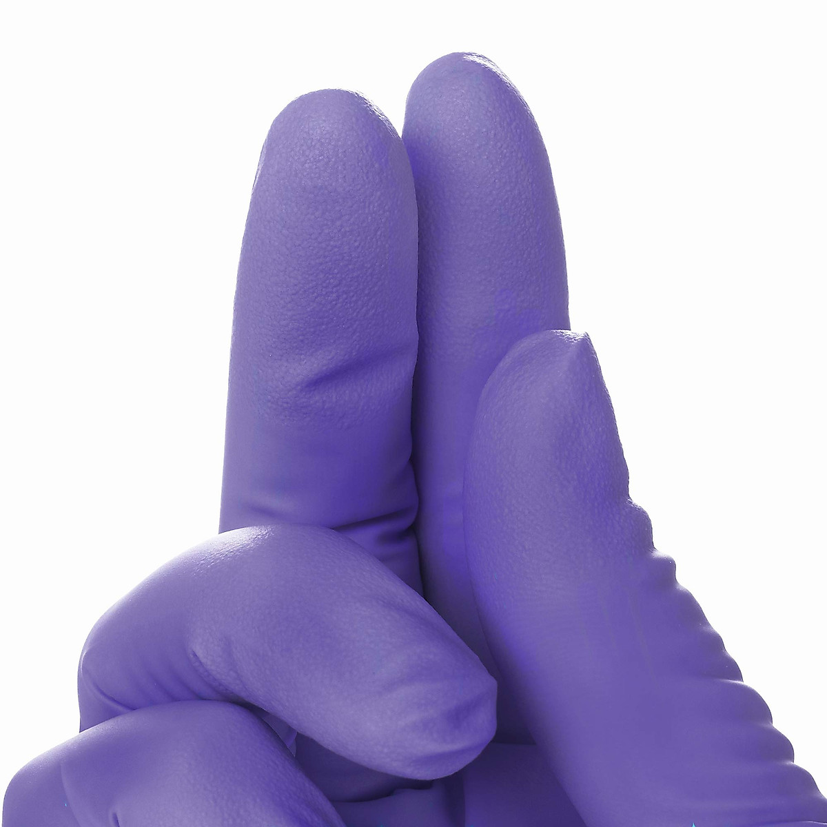 HALYARD Purple Nitrile MAX Exam Gloves, Textured Palm/Fingertips, Powder-Free, 11.8 mil, Extended 16" Cuff, Purple, X-Large, 44995 (Case of 400)
