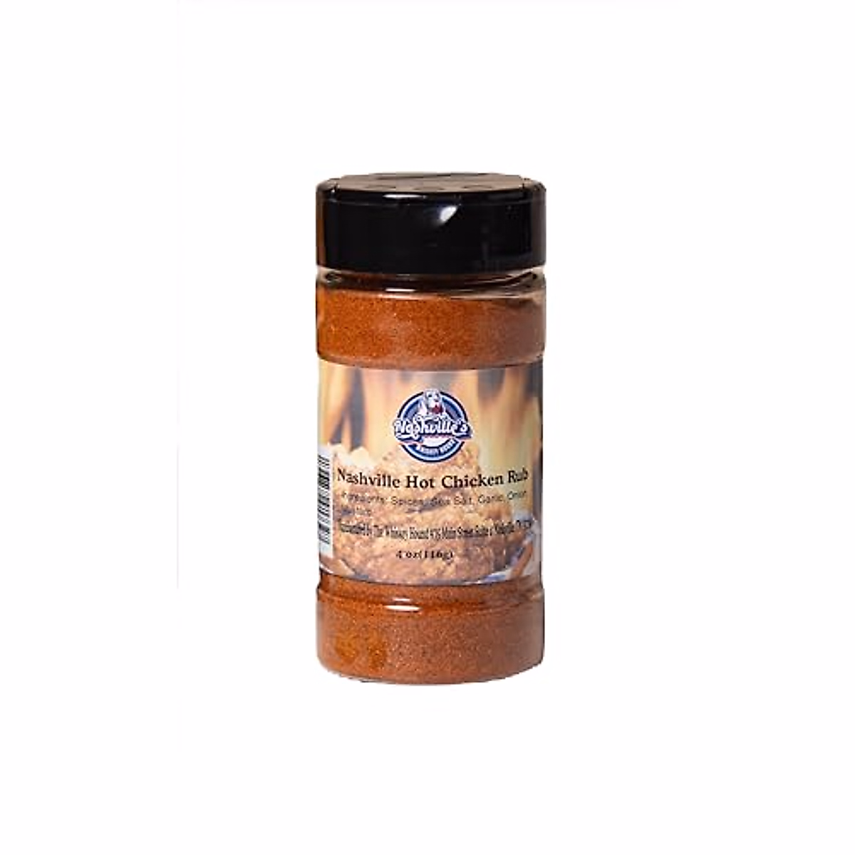 The Whiskey Hound - Nashville Hot Chicken Rub, Chicken Seasoning, Pepper and Spice BBQ Rub, Steak Seasoning for Pork Chop, Fries, Meat and More, Made with Local Spices, 4 oz