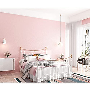 MOENMOAI Pink Wallpaper 11.8" X 78.7"Self Adhesive Peel and Stick Removable Home Decorative Vinyl Film for Home Decoration Worktops Furniture Stickers Contact Paper Removable Kitchen Wallpaper