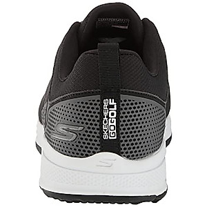 Skechers Men's Torque Twist Waterproof Golf Shoe, Black, 9 Wide