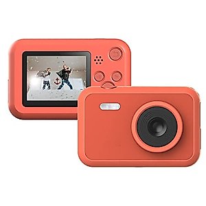 MEENE Digital Camera 12MP 1080P High Resolution Kids Portable Mini Video Camera 2.0 Inch LCD Display Screen 32GB TF Card Storage (Color : Red)