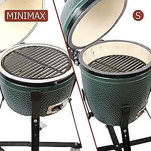 OLIGAI Cast Iron Cooking Grate,Cooking Grids Grates for Small and Minimax Big Green Egg,Round Grill Grate Replacement for Big Green Egg,13 Inch Cast Iron Grates