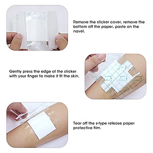 Baby Navel Stickers, 10pcs Waterproof Navel Sticker for Baby's Bath and Swimming, Belly Button Protectors for Infant Newborn Baby(10pcs)