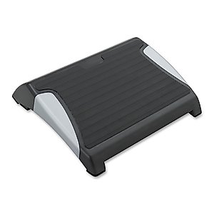 Safco Products 2120BL RestEase Adjustable Footrest (Qty. 1), Black