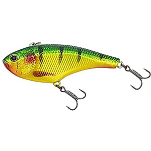 Nomad Design Swimtrex Lipless Vibration Fishing Lure with Patented Autotune System - Realistic Baitfish Action, Enticing Movement, 72 SNK FR 2-3/4" - 3/4oz, Perch