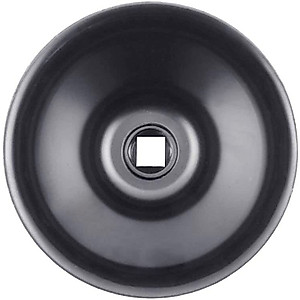 86.4mm 16 Flutes Oil Filter Wrench for BMW With 86mm Cartridge Style Filter Housing Caps, Oil Filter Housing Cap Removal Tool To Change Oil, Oil Filter Socket Wrench Kit For BMW (Black)