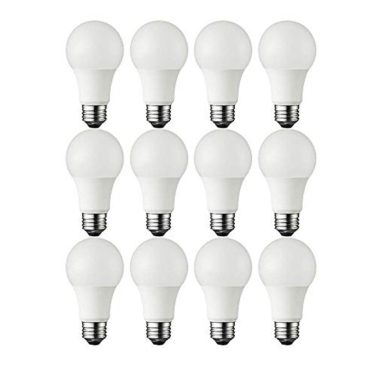 Great Value LED Light Bulb, 13.5W (75W Equivalent) A19 Lamp E26 Medium Base, Soft White, 12-Pack