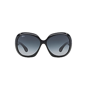 Ray-Ban RB4098 Jackie Ohh II Sunglasses + Vision Group Accessories Bundle (Black/Light Grey Gradient Dark Grey (601/8G)