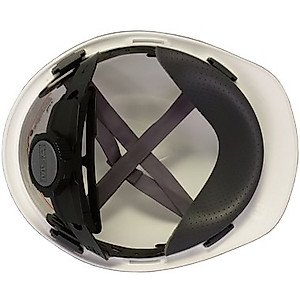 MSA V Small Size Cap Style Hard Hats w/FasTrac III Suspensions and Handy Tote Bag - White