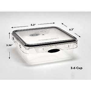 Stor-All Solutions Food Storage Containers with Lids Airtight, Plastic Meal Prep Container for Pantry & Kitchen Organization, BPA-Free, Leak-Proof, Microwave and Dishwasher Safe (12)