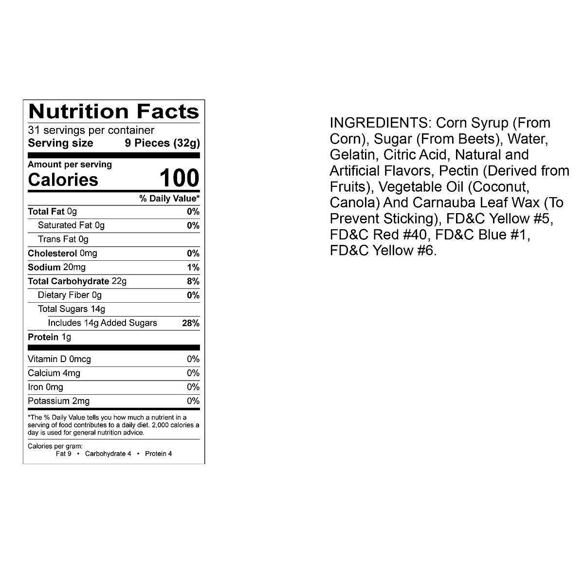 Albanese World's Best Family Share Pack, 12 Flavor Gummi Bears, 36 Oz Bags of Candy(Pack of 2)