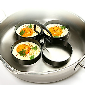Norpro Nonstick Egg/Pancake Rings, 4 Piece Set