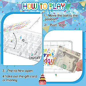 CroBlissful Gift Card Holder Box Maze, Money Maze Gift Card Box, Without Gift Card, Reusable Gift Card Box Stuffers for Adults Christmas Gifts(Birthday)