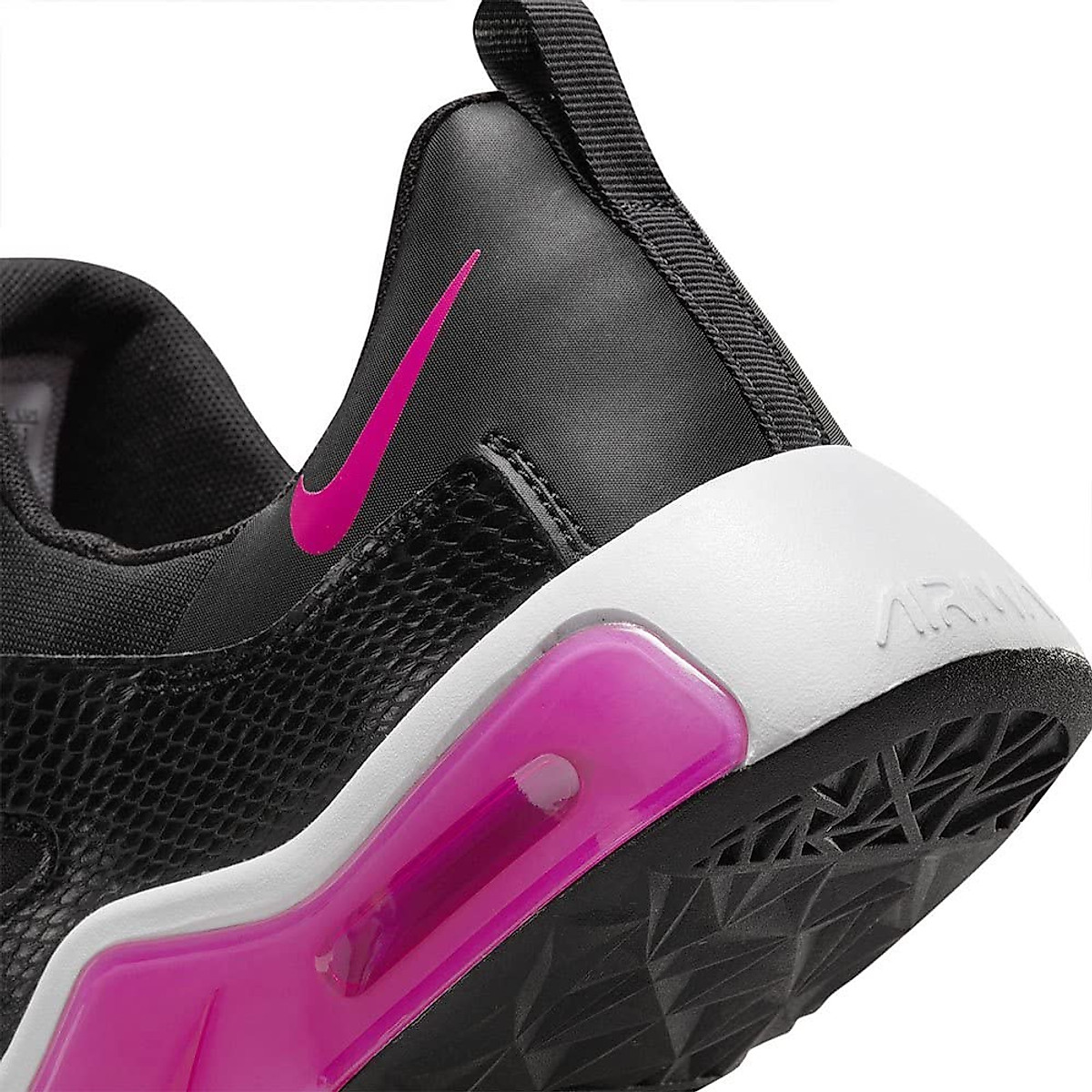 Nike Women's W Air Max Bella Tr 5 Training Shoe, BLACK/RUSH PINK-WHITE, 6 UK (8 US)