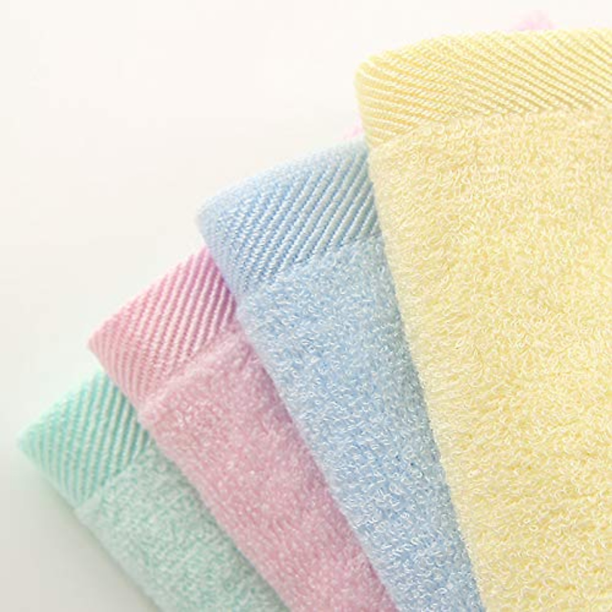 Luxury Bamboo Kids Baby Bath Towel Set 8 Pack for Bathroom-Hotel-Spa-Kitchen Multi-Purpose Fingertip Towels & Face Cloths 10'' x 20"