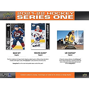 2021/22 Upper Deck Series 1 NHL Hockey BLASTER box (6 pks/bx)