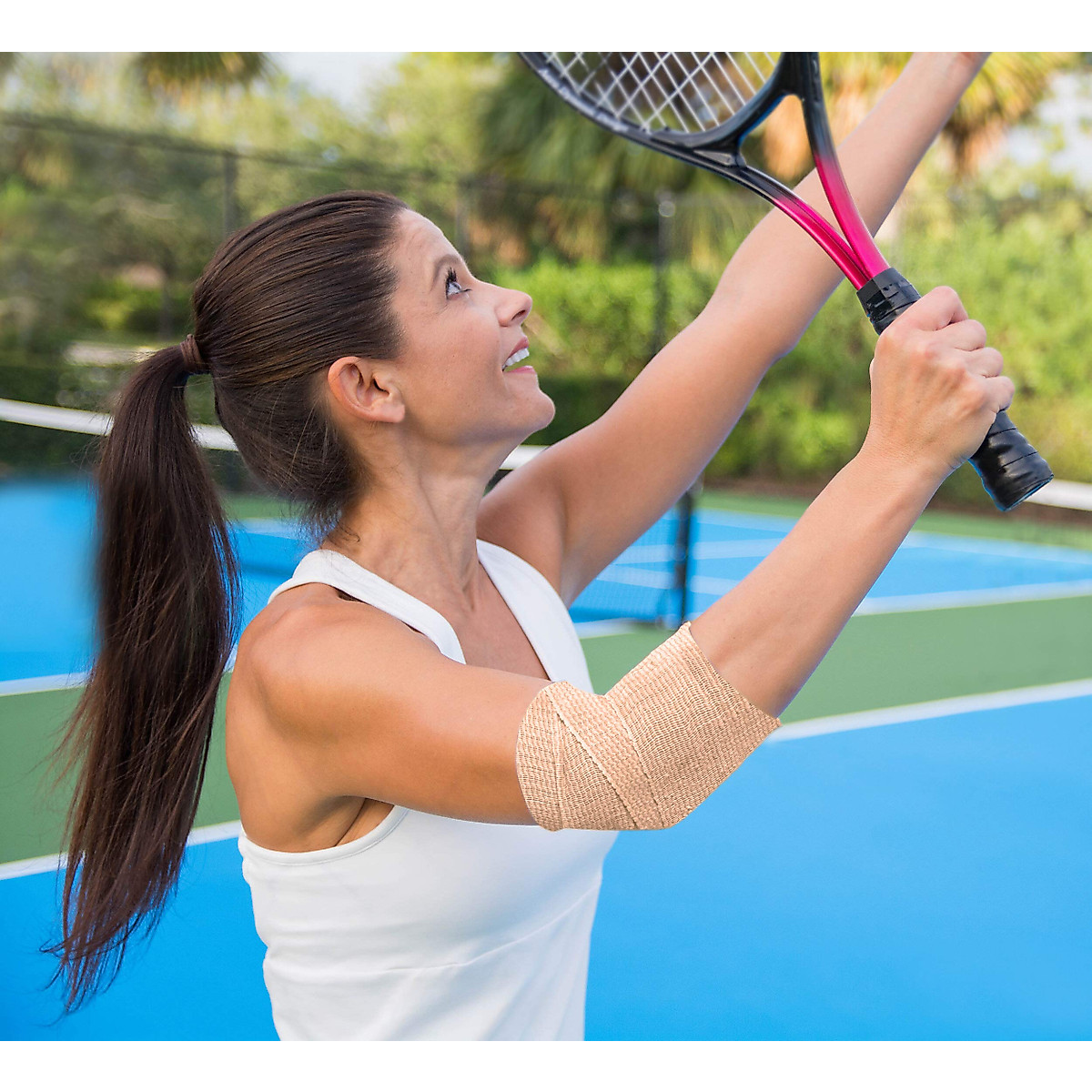 Self-Adhering Bandage Wrap - 6 Rolls - 2 in & 5 Yards - Cohesive Bandage - Sport Bandage Wrap Roll - Elastic Sterile Latex Free Flex Wrap for Ankle Sports Injury - Self Adhesive Band Wrap for Vets