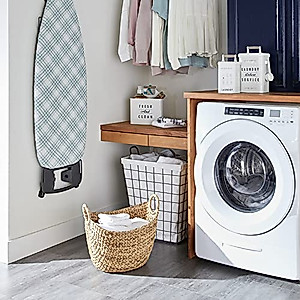 DCLINA Better Homes & Gardens Large Natural Water Hyacinth Boat Basket (2)