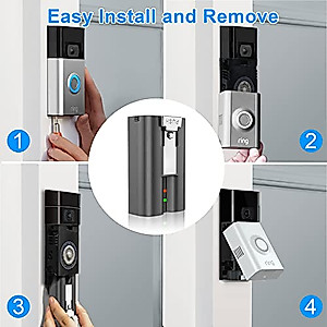 2 Packs 6040mAh Replacement Battery Compatible with Ring- Doorbell Camera 2/3/4, Spotlight Camera, 3.65V Rechargeable Upgraded Lithium-ion Batteries Quick Release