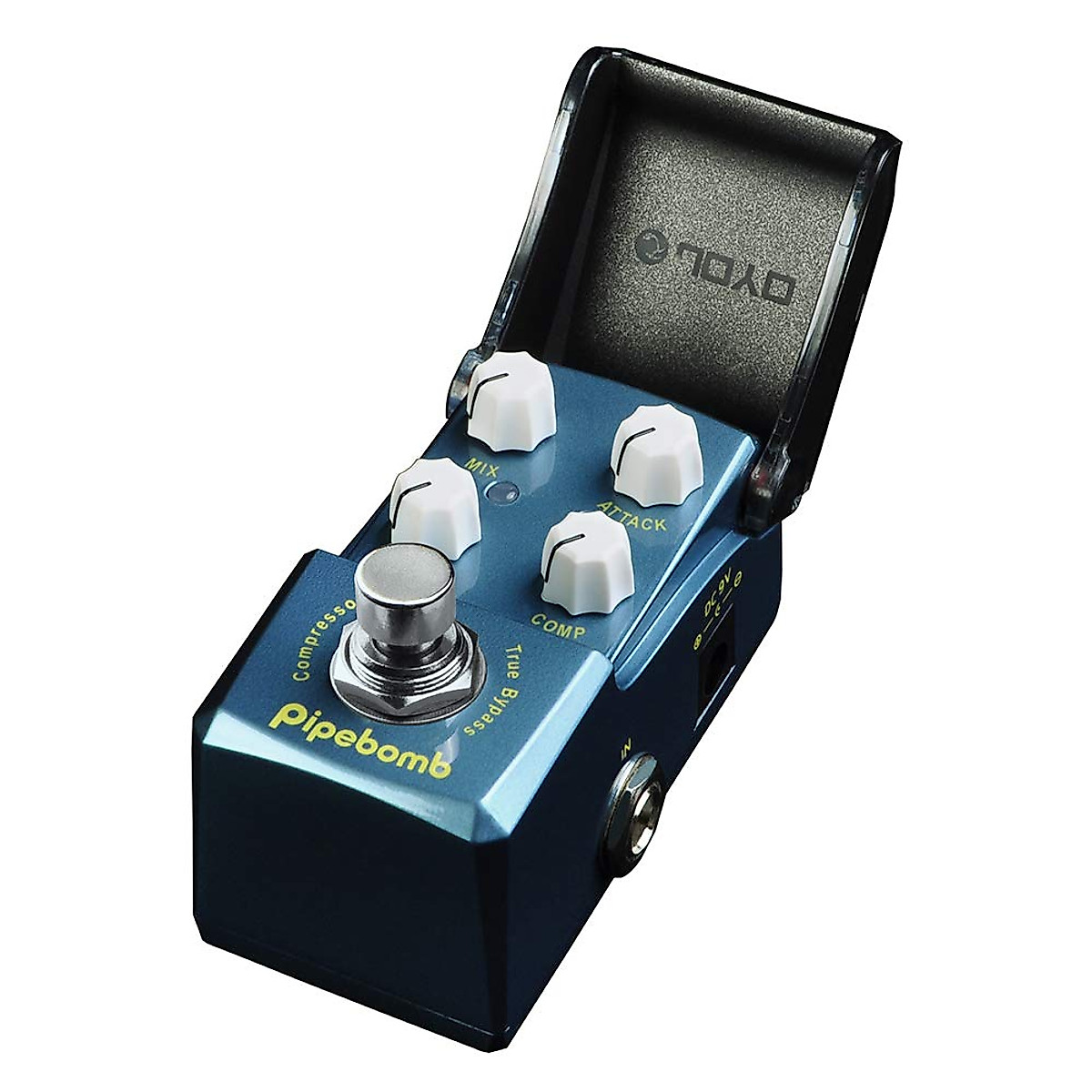 JOYO Compressor Mini Pedal for Electric Guitar Effect - True Bypass Ironman Series (PipeBomb JF-312)