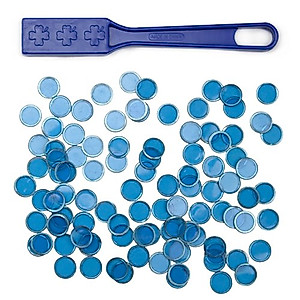 Magnetic Bingo Wand with 100 Metallic Bingo Chips - Choose from 4 Colors!