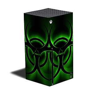 MightySkins Skin Compatible with Xbox Series X - Bio Glare | Protective, Durable, and Unique Vinyl Decal wrap Cover | Easy to Apply, Remove, and Change Styles | Made in The USA (MIXBSERX-Bio Glare)