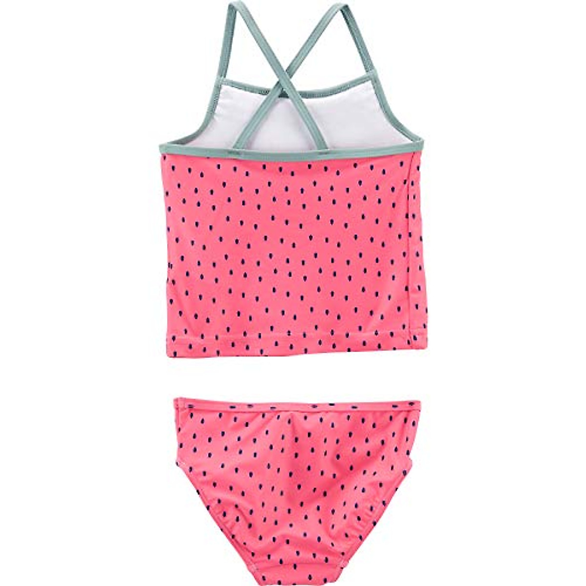 Simple Joys by Carter's Girls' 3-Piece Assorted Rashguard Sets, Watermelon, 5T