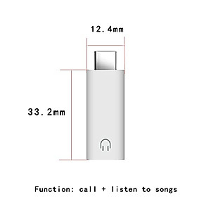 rgzhihuifz USB C to 3.5mm Audio Headphone Jack dac Adapter
