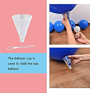 2 Set Balloon Column Stand Kit with Base Pole Balloon Clips Fixed Spike, UPGRADE 65 Inch Height Balloon Tower Decorations for Wedding Baby Shower Birthday Bachelorette Graduation Party Parties Events