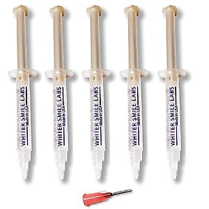 5 XL 38% Teeth Whitening Gel Dentist Recommended High Intensity Carbamide Peroxide Pro Dental Lab Direct, Sensitivity Free, Sold by Dentists, Whiter Smile Labs Fast WHITENING Results
