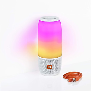 JBL Pulse 3 - Wireless Bluetooth Waterproof Speaker - White