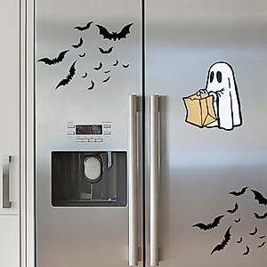 Halloween Decorative Fridge Magnets | Perfect Spooky Halloween Party Decorations | Made in USA (Ghost Trick or Treat)