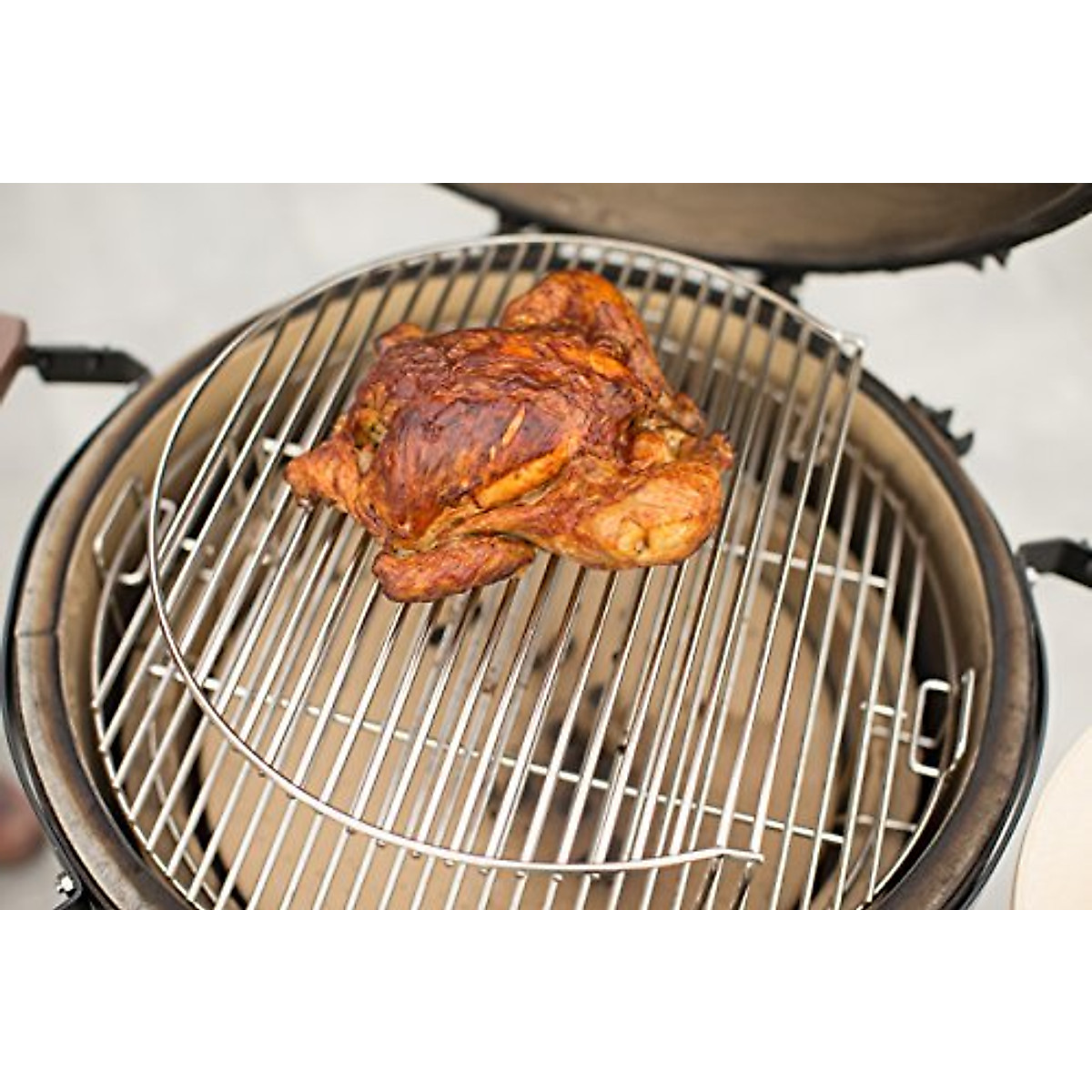 Aura outdoor products Stack Rack Grill Extender for Big Green Egg ...