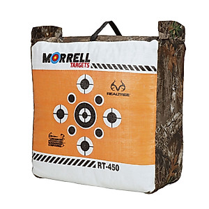 Morrell Targets RT-450 Archery Bag Target with E-Z Carrying Handle and Edge Camouflage for Crossbow, Compound, and Traditional Bow Practice