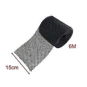 Leefasy Leaf Guard Mesh Roof Leaf Guard Mesh Strainer Anti Clogging with Fixed Hooks Drains Filter Strainer Gutter Protector Screen for Yard