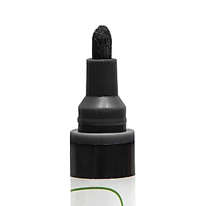 Glass Pen Liquid Paint Marker: Glass Writing Pens and Painting Markers with Washable, Erasable Ink - Windows, Mirrors, Signs, Crafts - 2 Pack, Black 5mm Narrow and White 5mm Narrow Tip Pens