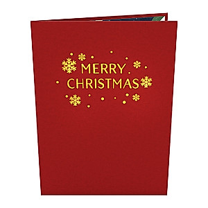 Lovepop Holiday Truck Pop Up Card, 5x7-3D Greeting Card, Pop Up Christmas Cards, Kids Christmas Card, 3D Christmas Card, Christmas Cards, Winter Cards