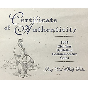 1995 S Civil War Battlefield Commemorative Half Dollar Proof US Mint