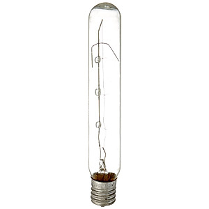 Sylvania 18152 40-Watt Clear Tubular Intermediate Base Incandescent T6.5 Bulb 1 Count (Pack of 1)