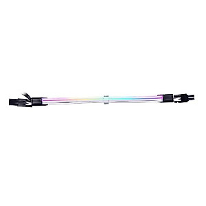Lian Li Strimer Plus V2 24 Pin (PW24-PV2) -Addressable RGB Power Extension Cable (Strimer L-Connect 3.0 Controller Included) - for Motherboard Connector, PW24-PV2 BLACK