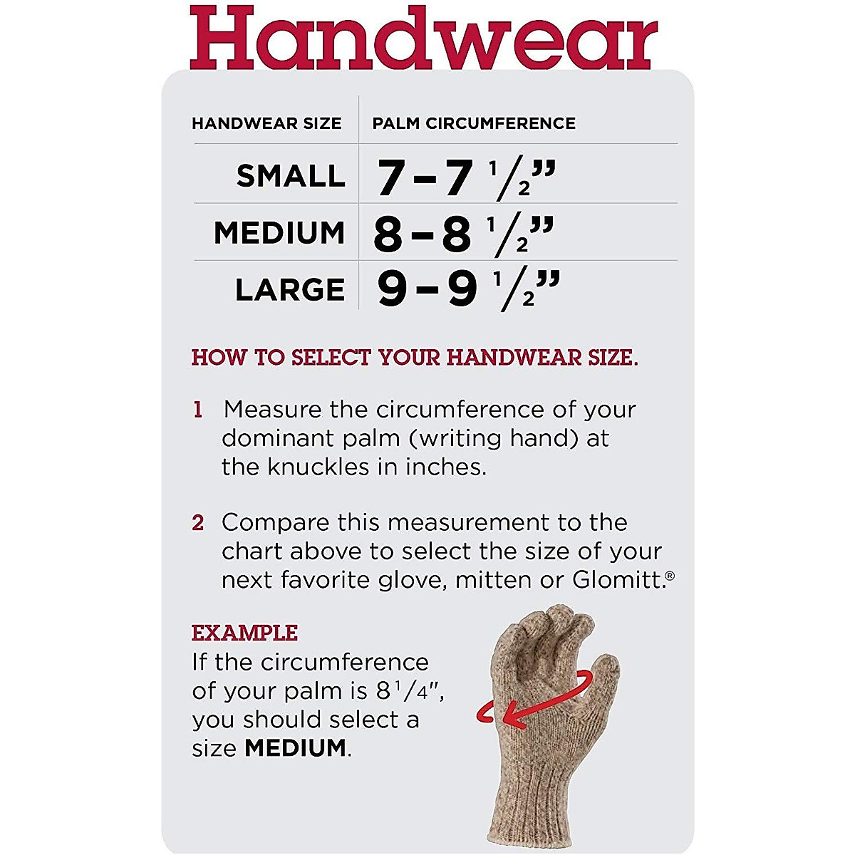 Fox River Unisex-Youth Big Kids Red Heel Monkey Medium-Weight Mitten, Brown Heather, Large