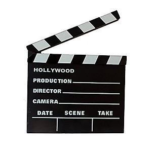 Rhode Island Novelty 7 Inch x 8 Inch Hollywood Movie Clapboard, One Per Order
