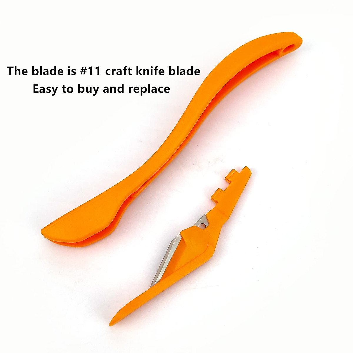 CARTINTS Paper Cutter with Hidden Knife Blade, Safety Wrapping Paper Cutter Safety Cutter Paper Trimmer for Adhesive Vinyl, Plastic Film, Craft Paper, Photo&Scrapbooking, 5.7X 0.6inch