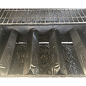 Votenli P9159A (5-Pack) 15" Porcelain Steel Heat Plate for Uniflame GBC1059WB, GBC1059WB-C, GBC1059WE-C, GBC1069WB-C, GBC1143W-C,Backyard GBC1462W-C, GBC1555W-C, GBC1562W-C,GBC1460W, GBC1461W