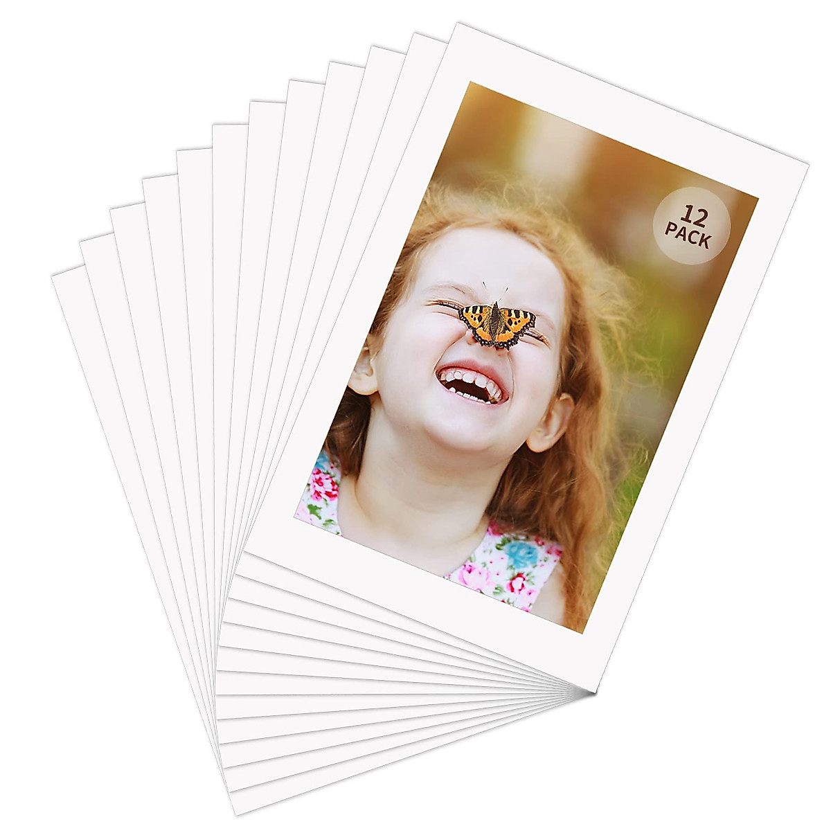 ZBEIVAN 24x36 White Picture Mats for 20x30 Pictures with Core Bevel Cut Frame Mattes - Pack of 12